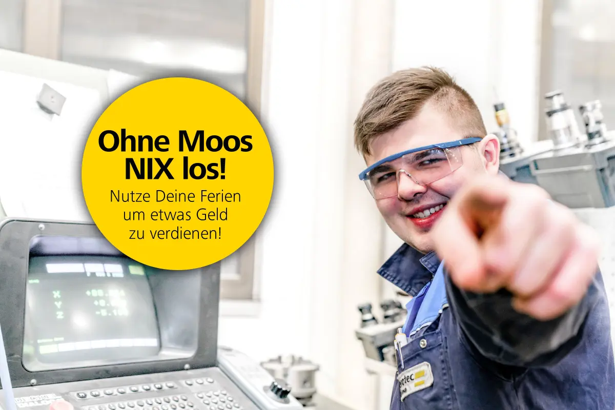 Ohne Moos nix los? Komm zum Ferienjob!